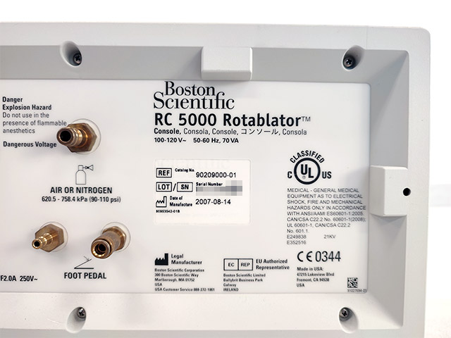 Rotablator Console RC 5000 Boston Scientific | Used Medical Equipment ...